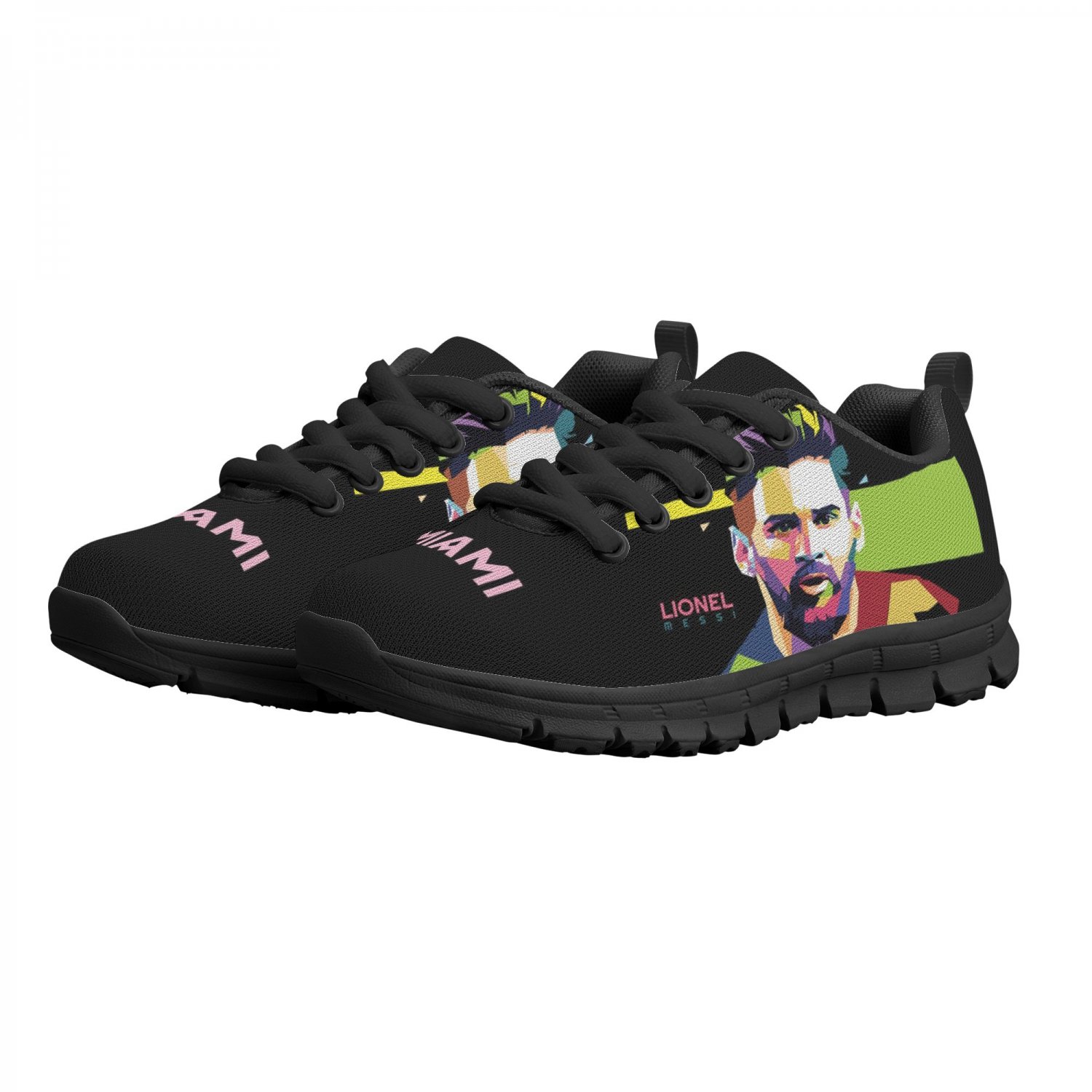 Lionel Messi Inter Miami CF Women Shoes sneakers Fan Running Shoes ...