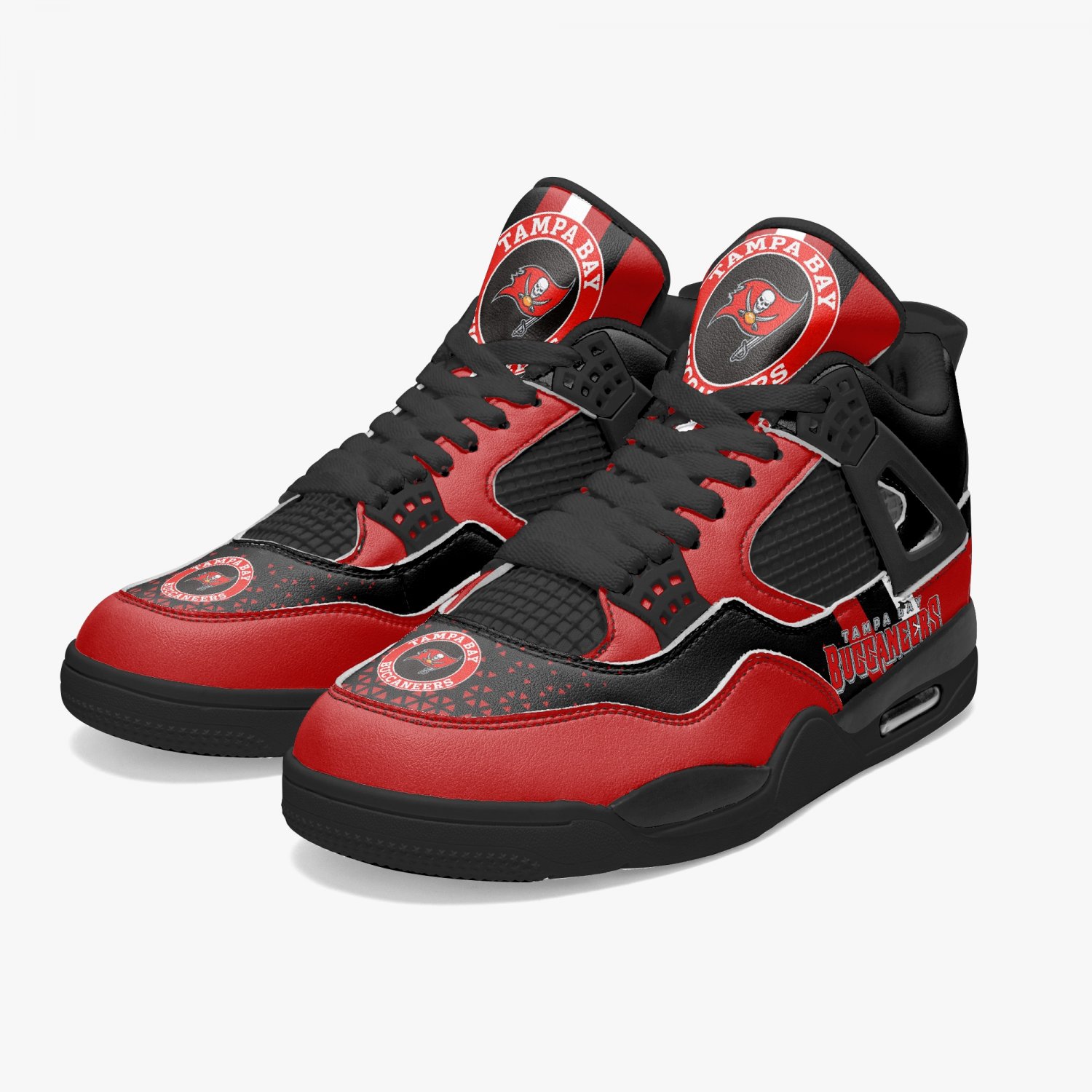 Tampa Bay Buccaneers High-Top Men Sneakers, Handcrafted Fan Shoes ...
