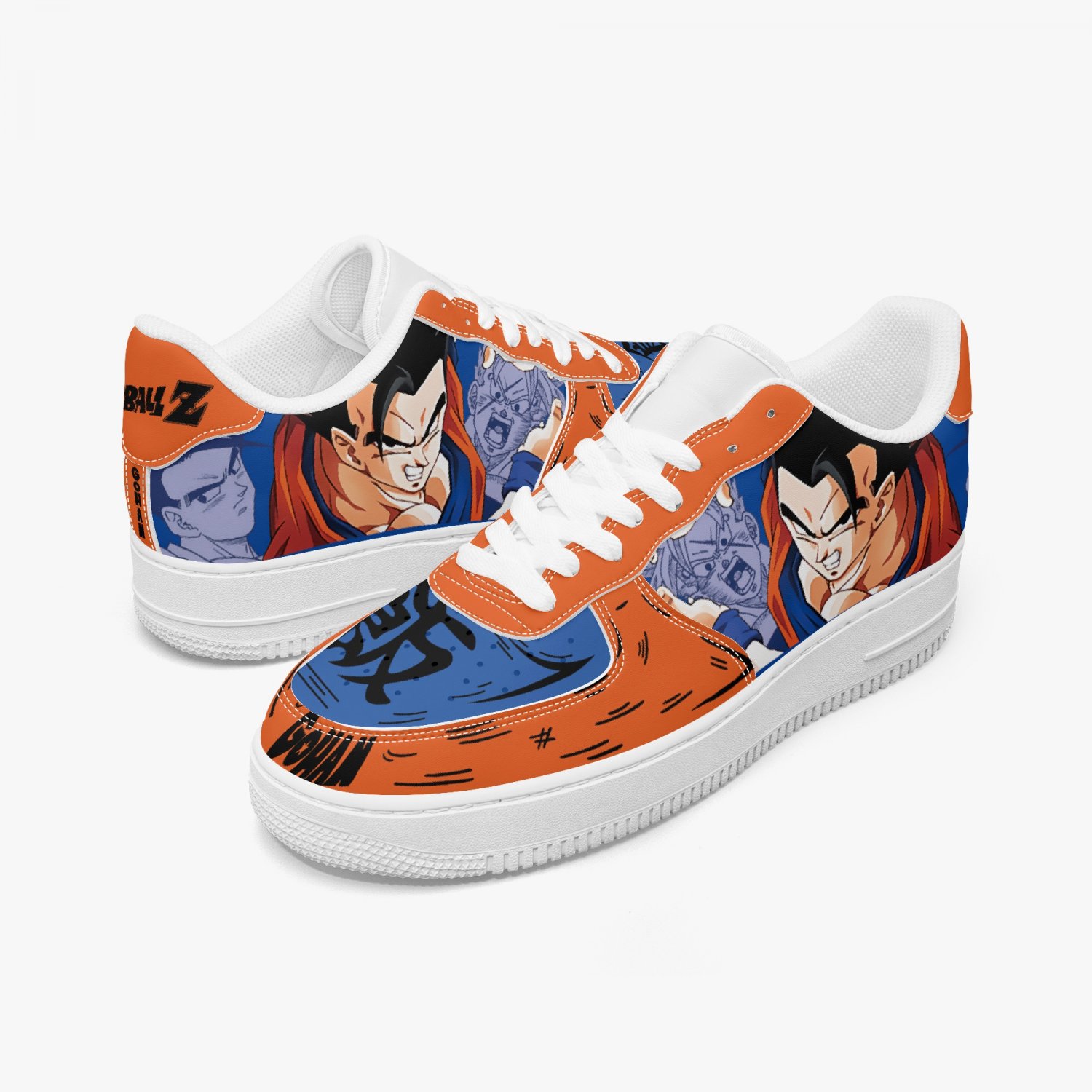 Dragon Ball Z Son Gohan Custom Women Sneakers, Super Saiyan Power ...