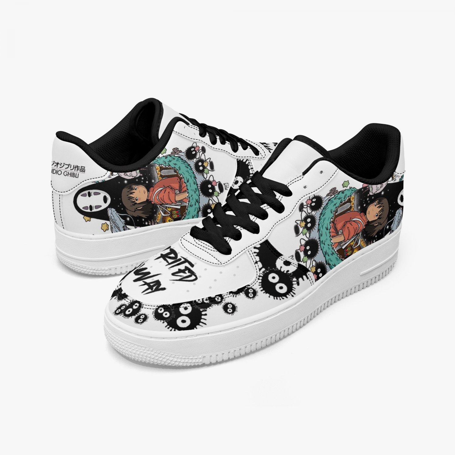 Spirited Away Inspired Custom Men Sneakers, Studio Ghibli Footwear, No ...