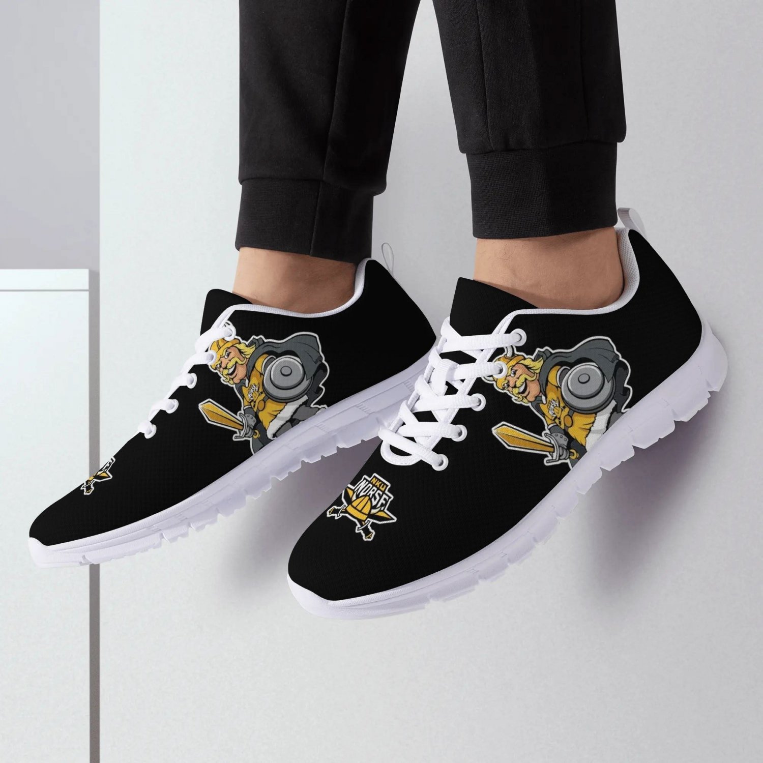 Northern Kentucky Norse Character Kids Sneakers with Viking Mascot ...