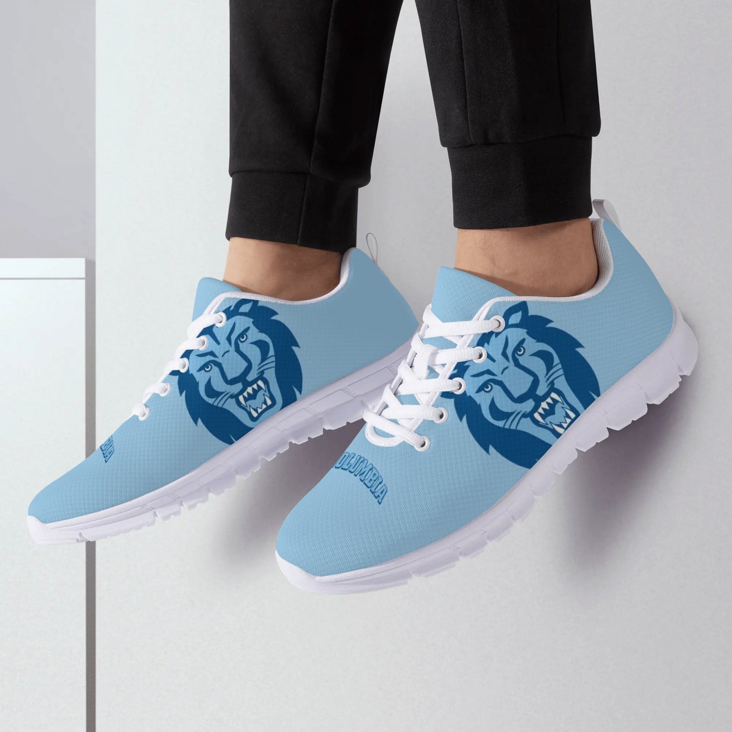 Custom Columbia University Lions Women Sneakers – Stylish Athletic ...