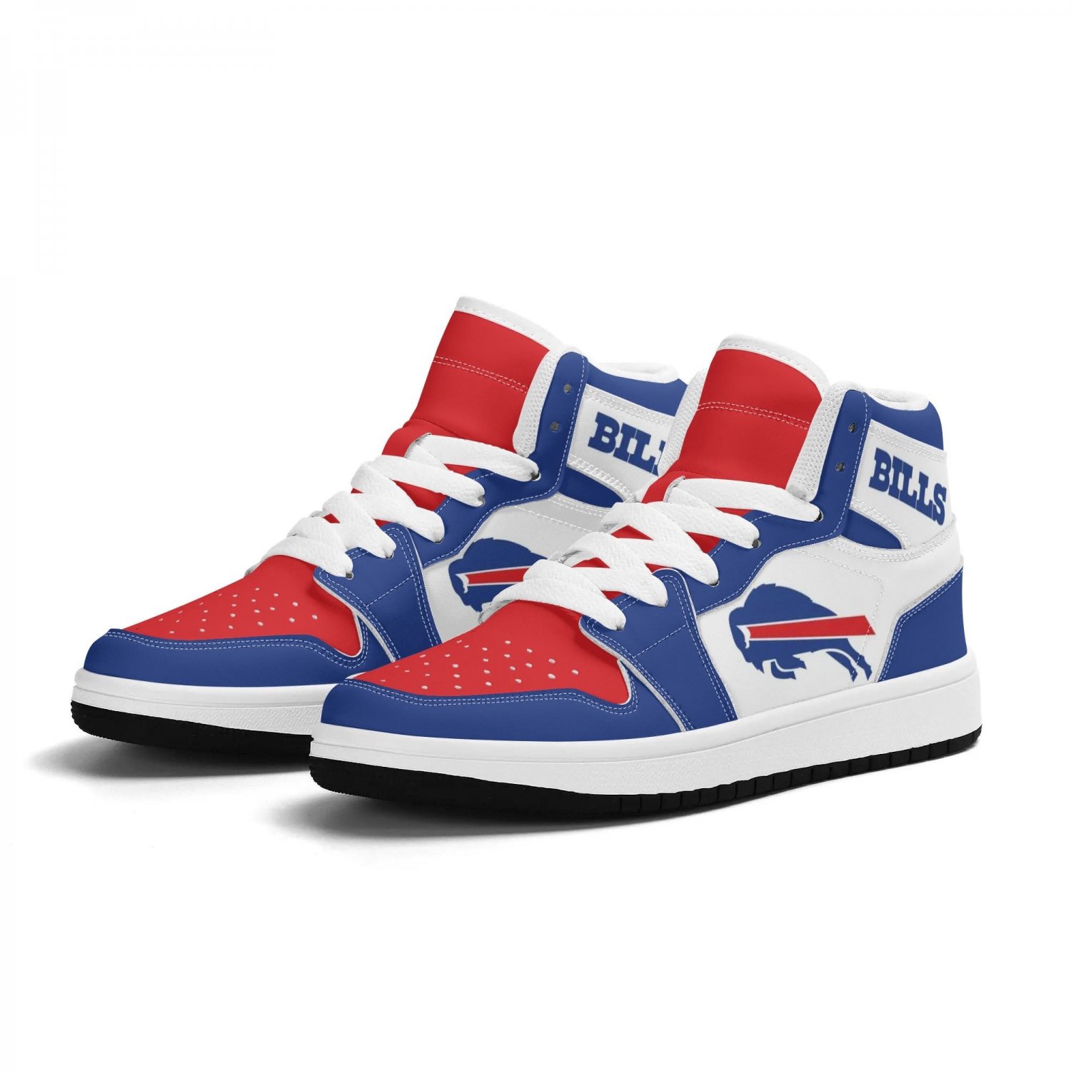 Custom Buffalo Bills Women High-Top Sneakers | NFL Fan Shoes ...