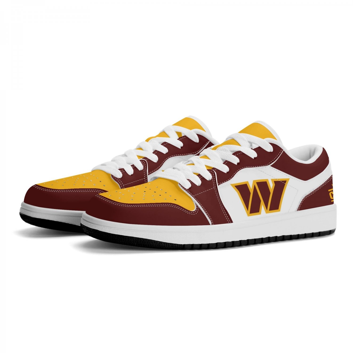 Custom Washington Commanders Kids Low-Top Sneakers – NFL Team Fan Shoes ...
