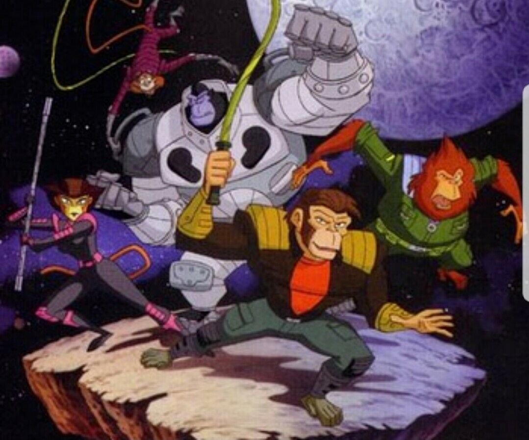 CAPTAIN SIMIAN and The SPACE MONKEYS CARTOONS 5 DVD set