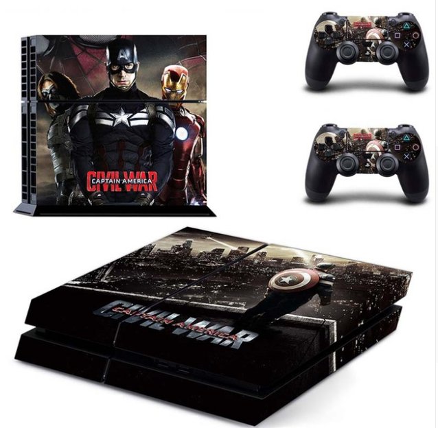 Superman VS Batman Vinyl Decal Protect Film PS4 Consol+Controller Skins ...