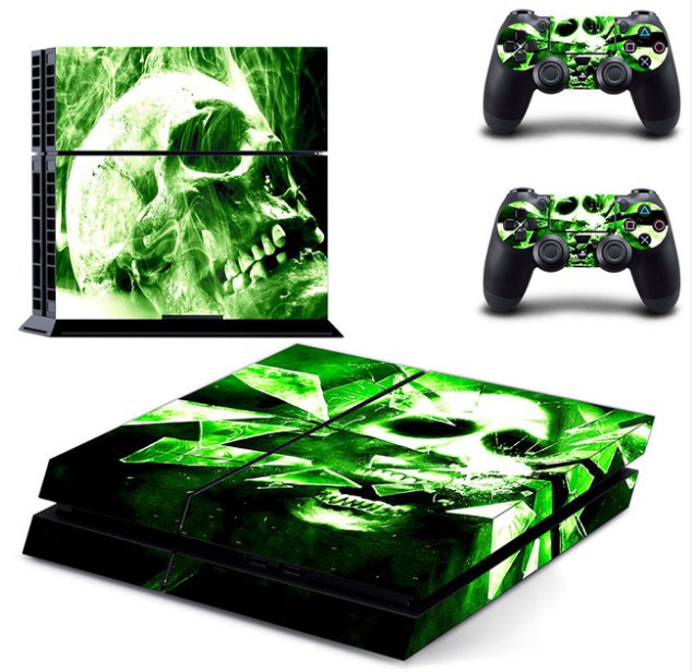 Horrible Skull Skin Vinyl Decal Sticker For PS4 Playstation 4 Console ...