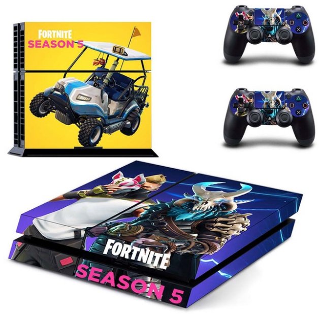 PS4 Vinyl Skin Sticker Cover for PS4 System Console + Controllers - F ...