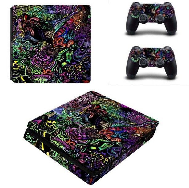 Graffiti PS4 Slim Skin Sticker Vinyl Decal Cover for Sony PS4 Slim ...