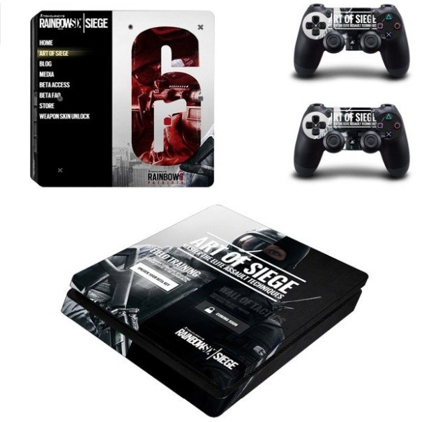PS4 Slim Skin Sticker Rainbow Six Vinyl Decal Stickers for PS4 Console ...