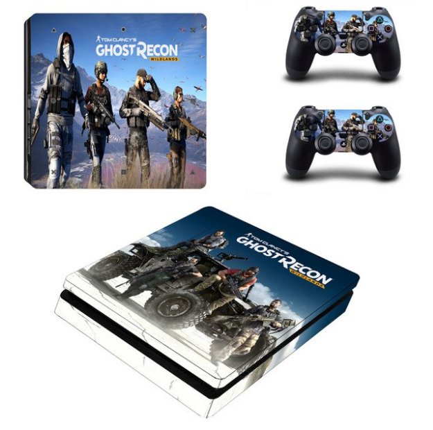 Tom Clancy Vinyl Decal for PS4 Slim Console Cover for PS4 Controller ...