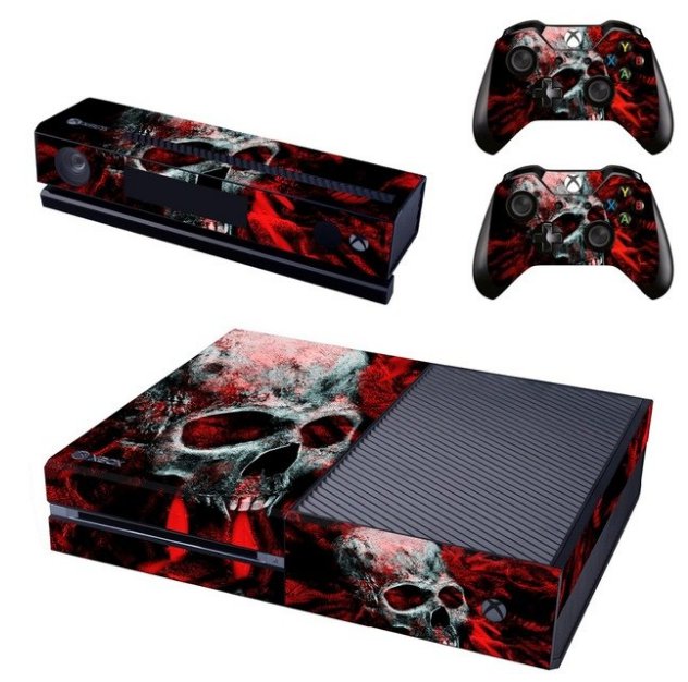 Skull Design Skin Sticker For Xbox one Console and Controller - Vinyl Decal