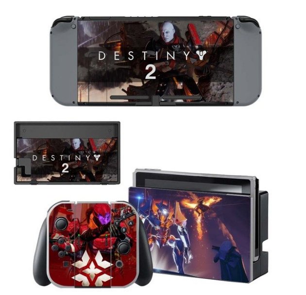 Destiny Decal NS Game Skin Vinyl Sticker Set for Nintend Switch Console ...