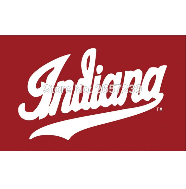 Indiana Hoosiers Flag 3x5FT NCAA Team banner 100D Polyester brass ...