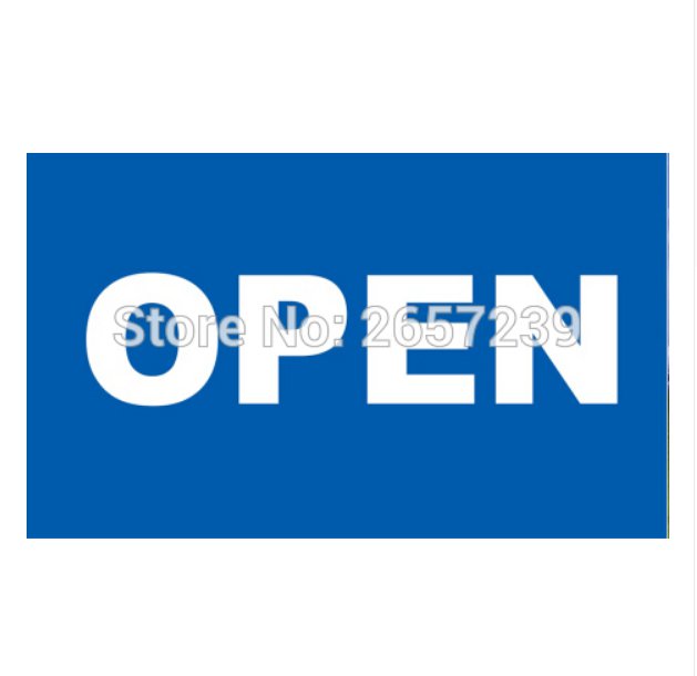 Open Flag Store Open Sign Flag 3x5FT banner 100D Polyester brass ...