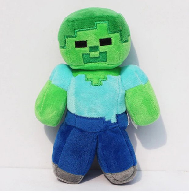 Minecraft Stuffed Plush Toys Minecraft Creeper Enderman Wolf Steve ...