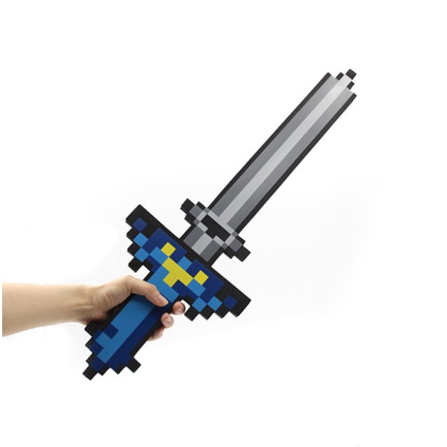 New Minecraft Toys Foam Sword Pick Axe Gun Minecraft Game Weapons EVA ...
