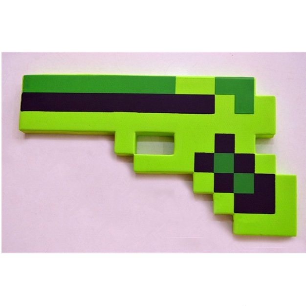 New Minecraft Toys Foam Sword Pick Axe Gun Minecraft Game Weapons EVA ...