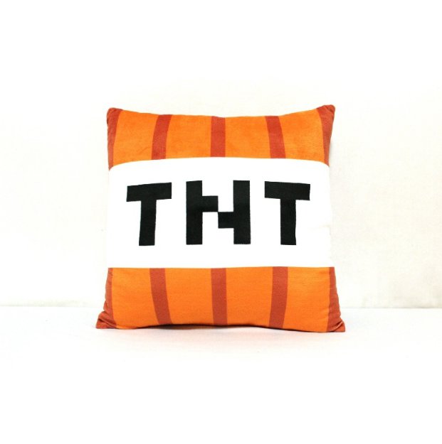 Minecraft TNT Plush Toys Doll of My Small World,peluche TNT 40cm Pillow ...