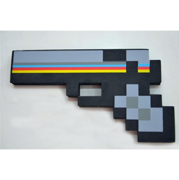 New Minecraft Foam Sword Pick Axe Shovel Gun Toys Minecraft Game EVA ...