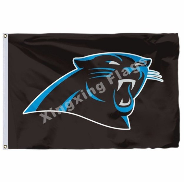 Carolina Panthers Logo Flag 3x5ft Polyester NFL Team Banner Flying Size ...