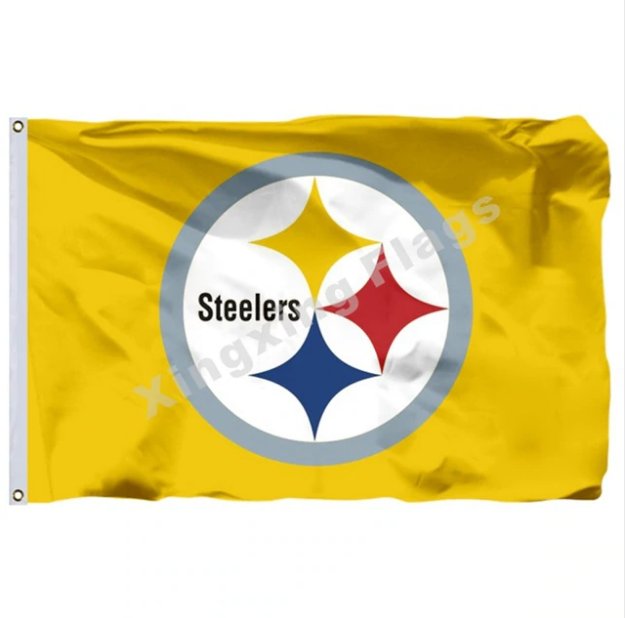 Pittsburgh Steelers Logo Flag 3x5ft Polyester NFL Banner Flying Size No ...
