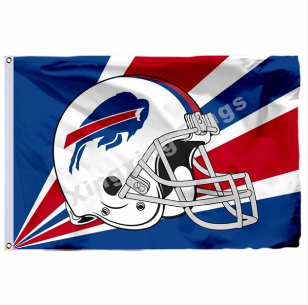 Buffalo Bills Helmet Lighting Flag 3ft X 5ft Polyester NFL1 Buffalo ...