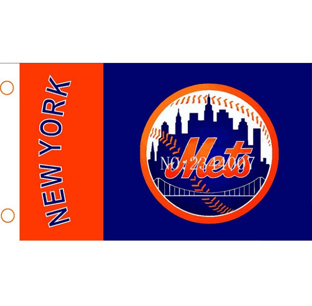 Nueva York Mets MLB 3X5FT bandera 90 x 150 cm 100% poliester flag MLB ...
