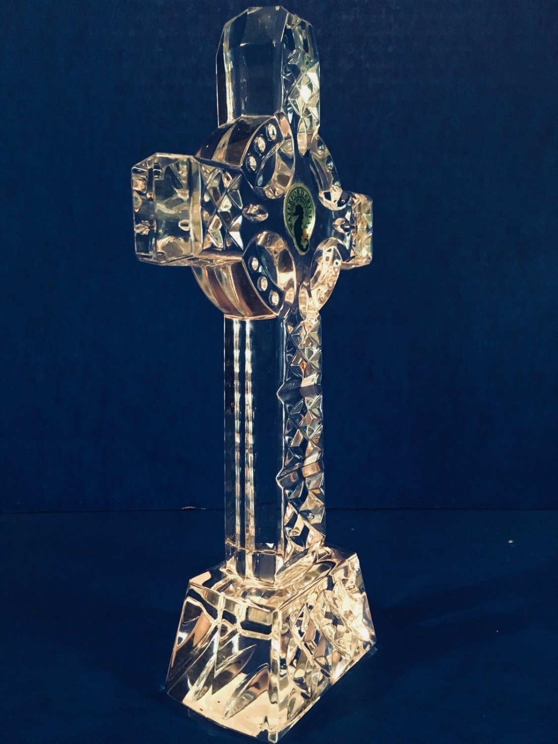Waterford Crystal Celtic Cross Made in Ireland 8 Inches Tall Perfect ...