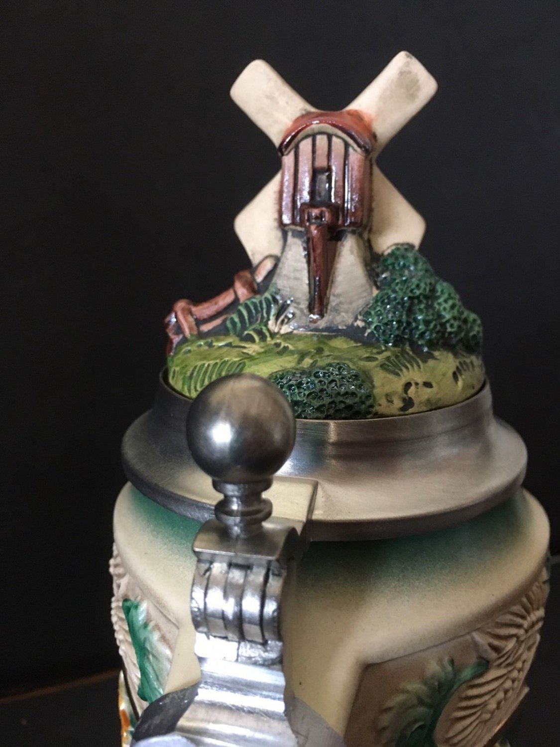 Stein Lidded Anheuser-Busch Club CB16 HERITAGE Series BEVO MILL. COA