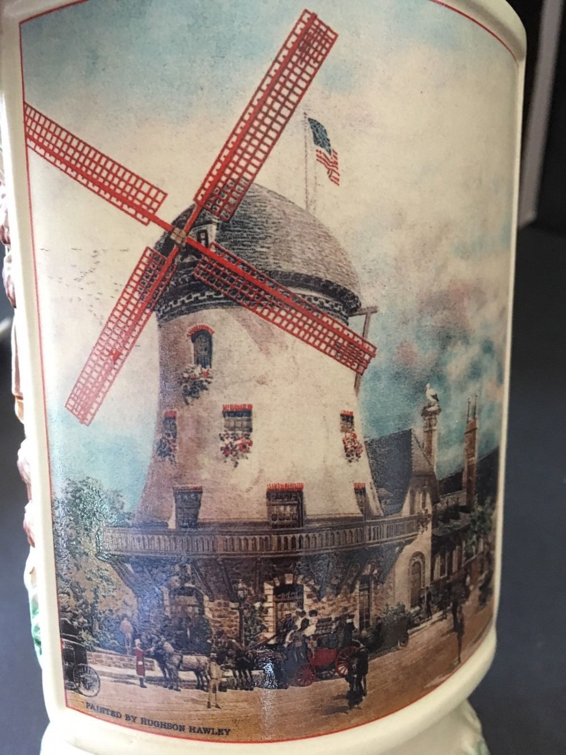 Stein Lidded Anheuser-Busch Club CB16 HERITAGE Series BEVO MILL. COA