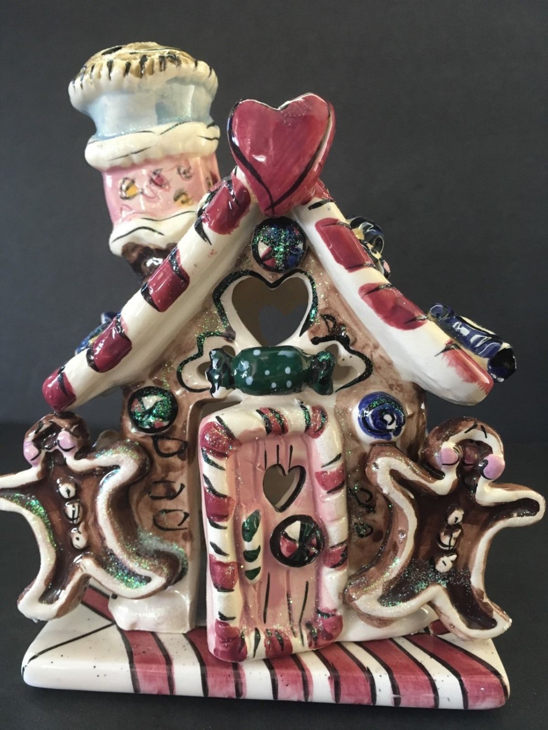 Blue Sky Ceramic Gingerbread House by Heather Goldminc 2002