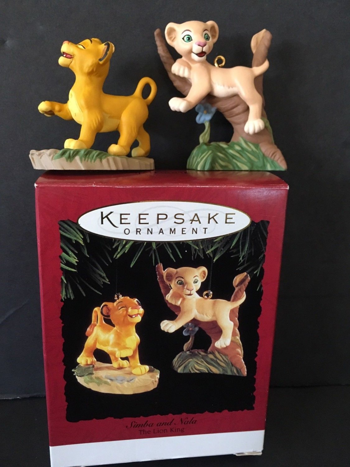Ornament Hallmark Keepsake SIMBA and NALA The Lion King Collector Series