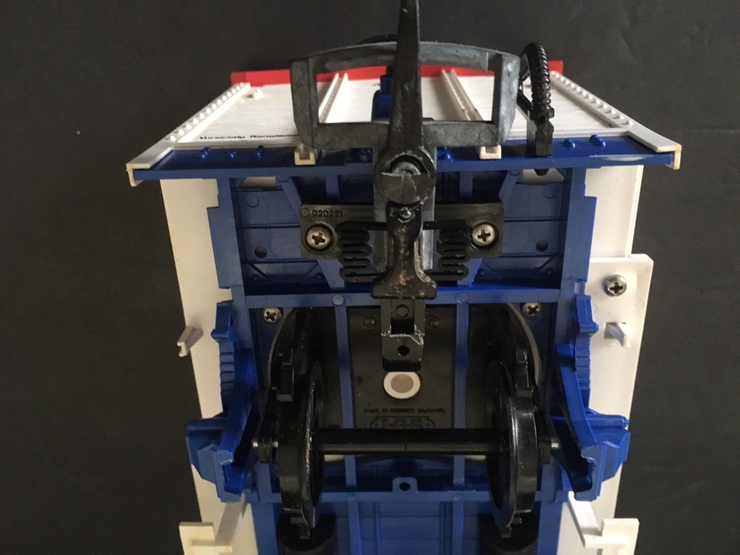 LGB 4036 CIRCUS Box CAR - Animal ramp in car, G scale Model Train