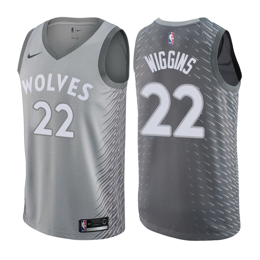 Minnesota Timberwolves Andrew Wiggins #22 Gray City Edition Jersey