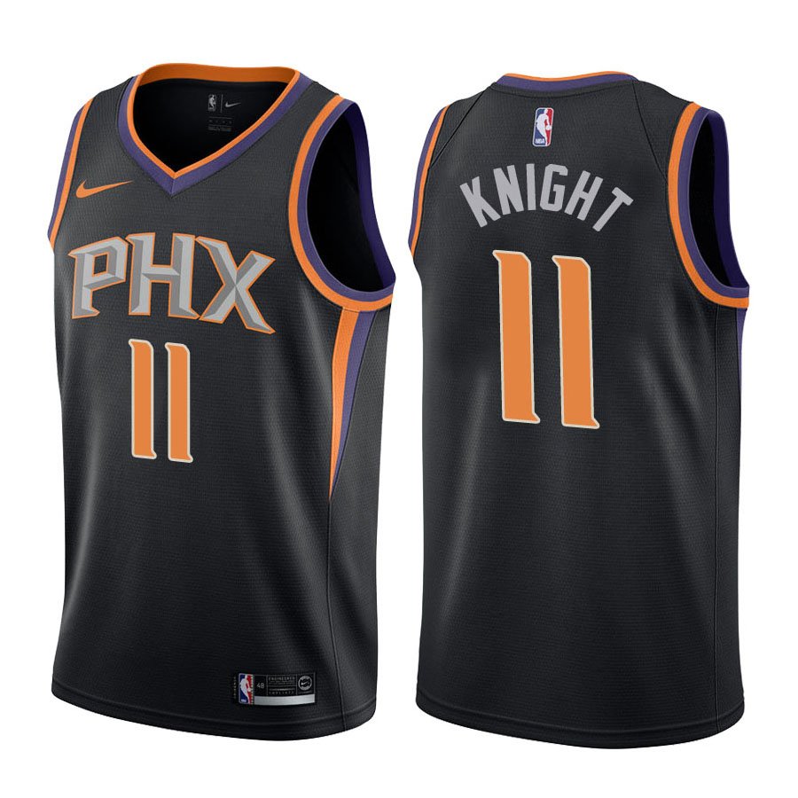 Phoenix Suns Brandon Knight #11 Black Statement Stitched Jersey