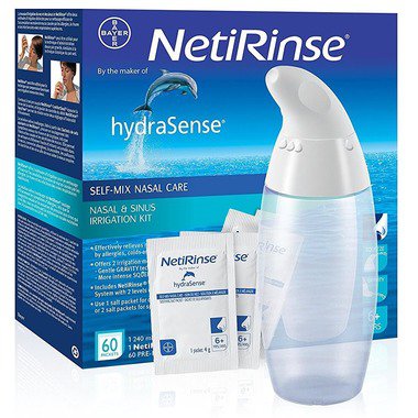 hydraSense NetiRinse 2-in-1 Self-Mix Nasal & Sinus Irrigation Kit From ...