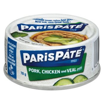 Paris Pate Pork Chicken & Veal Spread 12 Tins 78g Made and shipped from ...