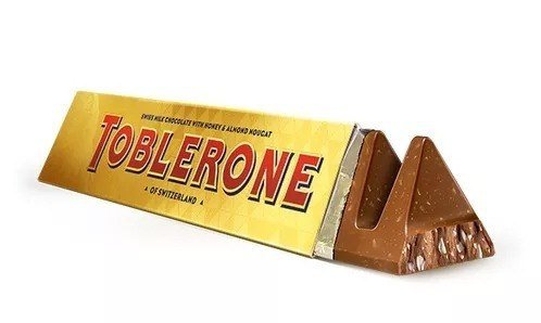 Toblerone Milk Chocolate with Honey & Almond Nougat Bar 4 x 360g 1.4 Kg ...
