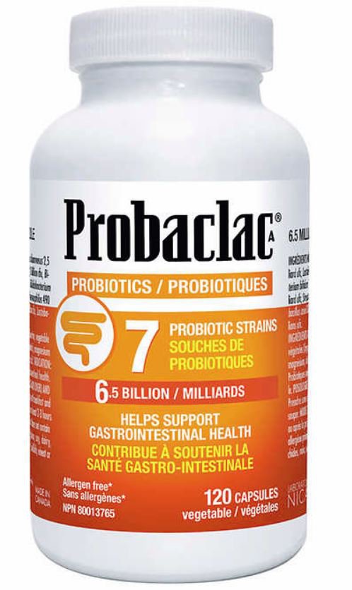 Probaclac Flora Adult Probiotic with Prebiotic Fibers, Multi-Strain ...