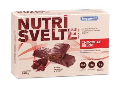 Nutri Svelte Meal Replacement Bars, 6 x 65 gX 4 boxes, Belgian ...