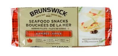 Brunswick SEAFOOD SNACKS, KIPPERED Herring Fillets 100 gx 12 Tins From ...