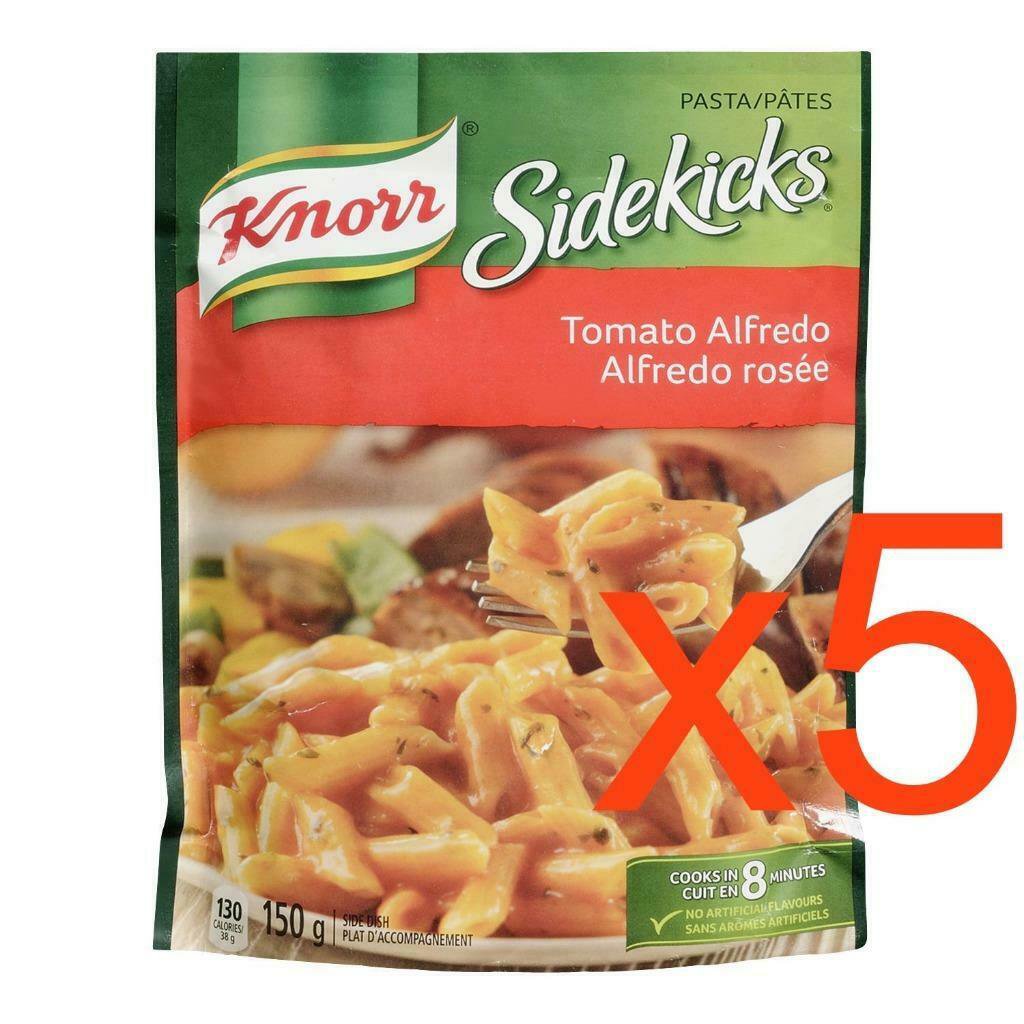 5 Packages of Knorr® Sidekicks Tomato Alfredo Pasta from Canada