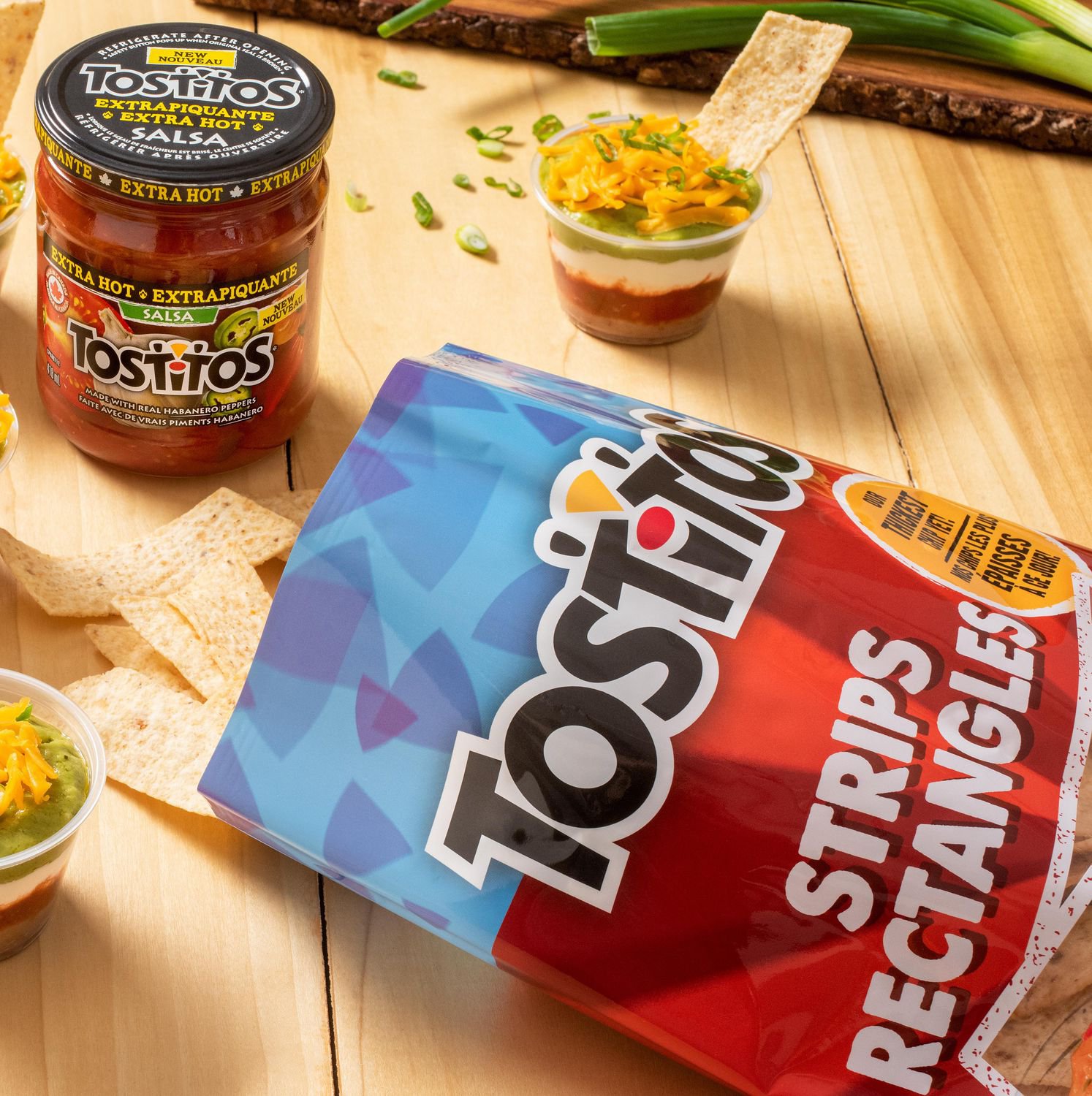 Tostitos Tostitos Strips Tortilla Chips X 4 -From canada