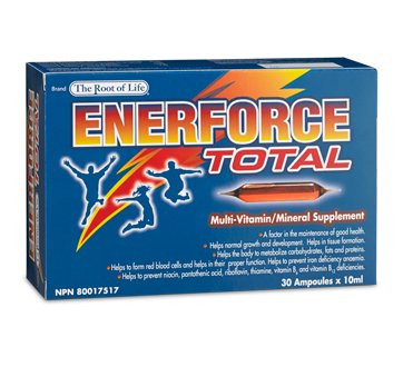 Enerforce Total, 30 x 10ml -By La Racine de Vie