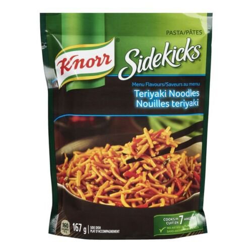 8 X Knorr Sidekicks Cheddar Chipotle Pasta( 12 x 124g )packages From Canada