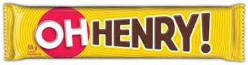 OH HENRY Chocolate Candy Bar 58g x 24 HERSHEY FROM CANADA