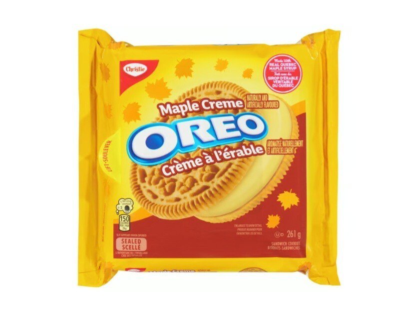 10 Packs Of Oreo Limited Edition Maple Creme Flavored Cookies 261g each