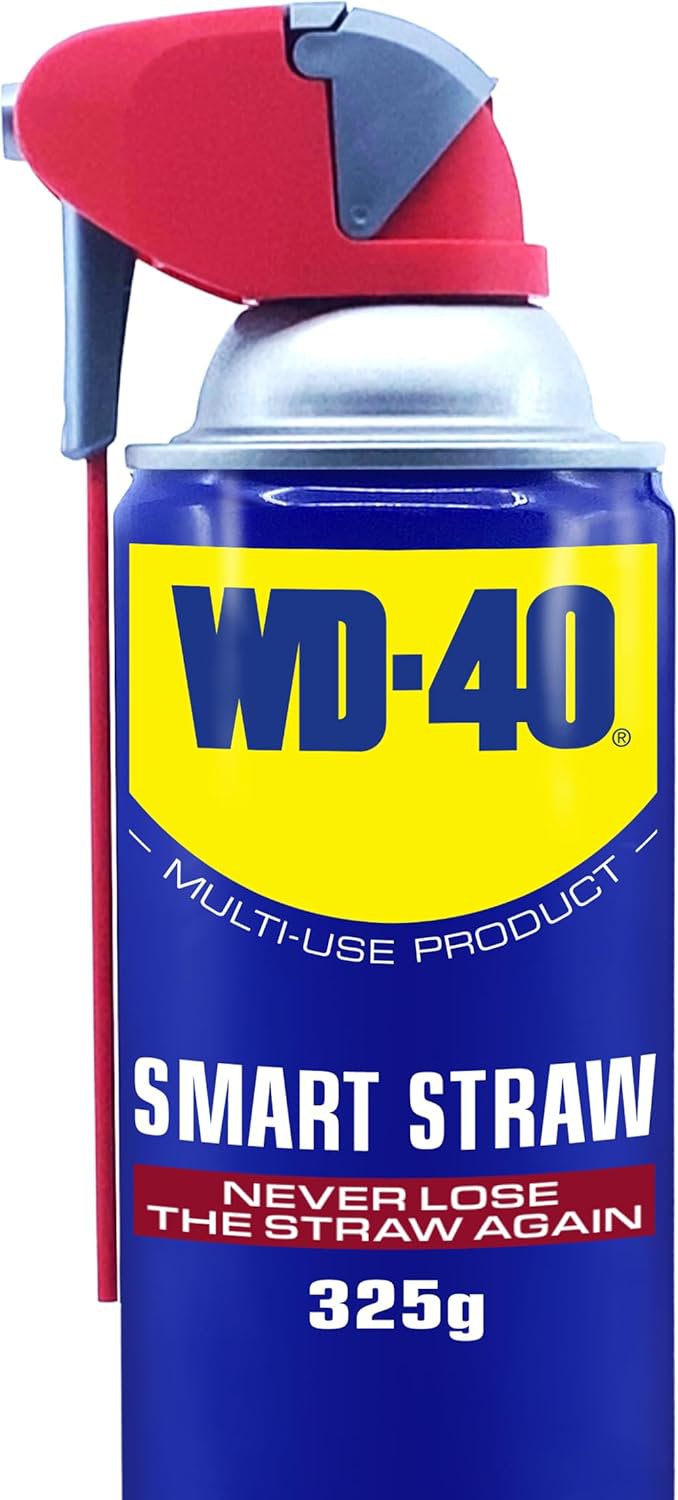 WD-40 Original Multi-Use Product, 325g Smart Straw, Drives Out Moisture ...
