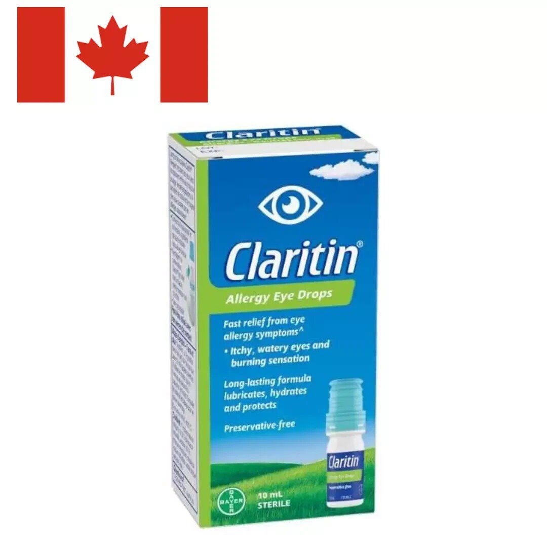 Claritin Allergy Eye Drops, Preservative-Free,Fast Long-lasting 10ML ...